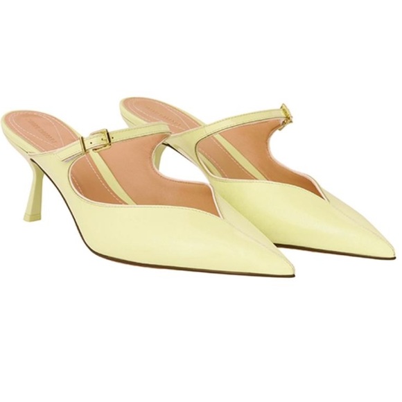 Zimmermann | Shoes | Zimmermann Aura Mule Heels In Yellow | Poshmark